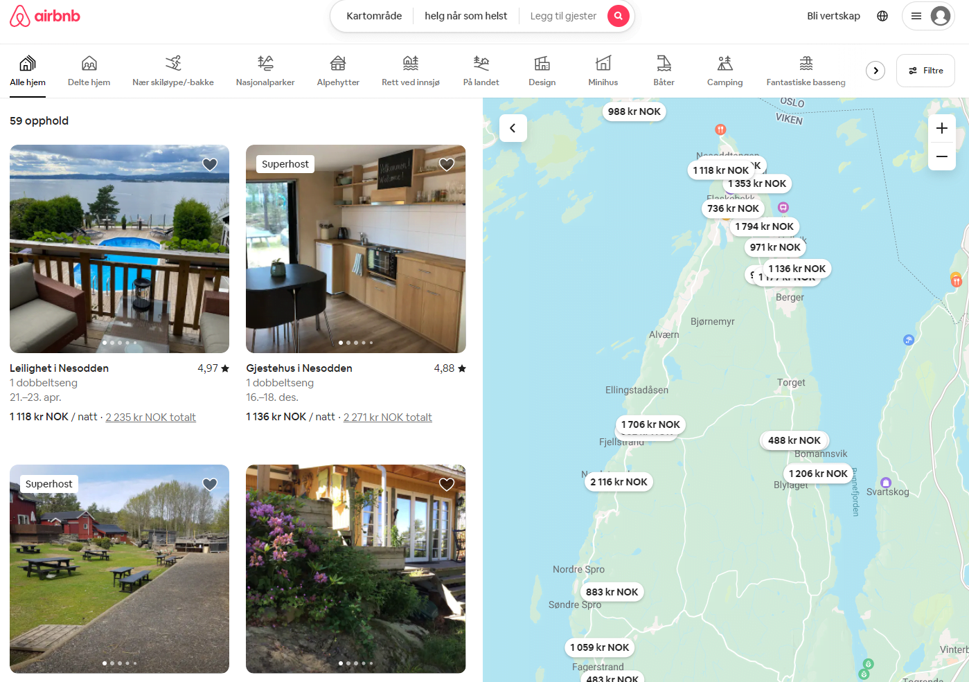 Overnatting – Opplev Nesodden